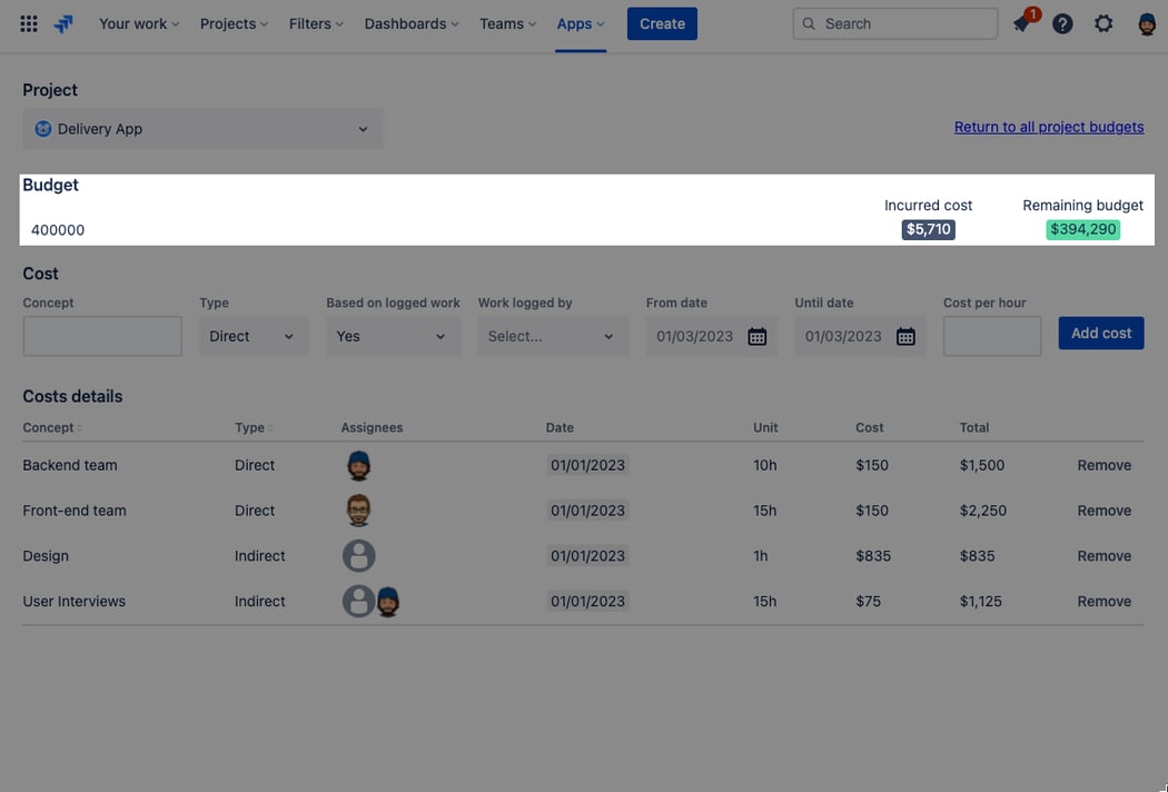 Project budget in Jira. How, When, and Where?