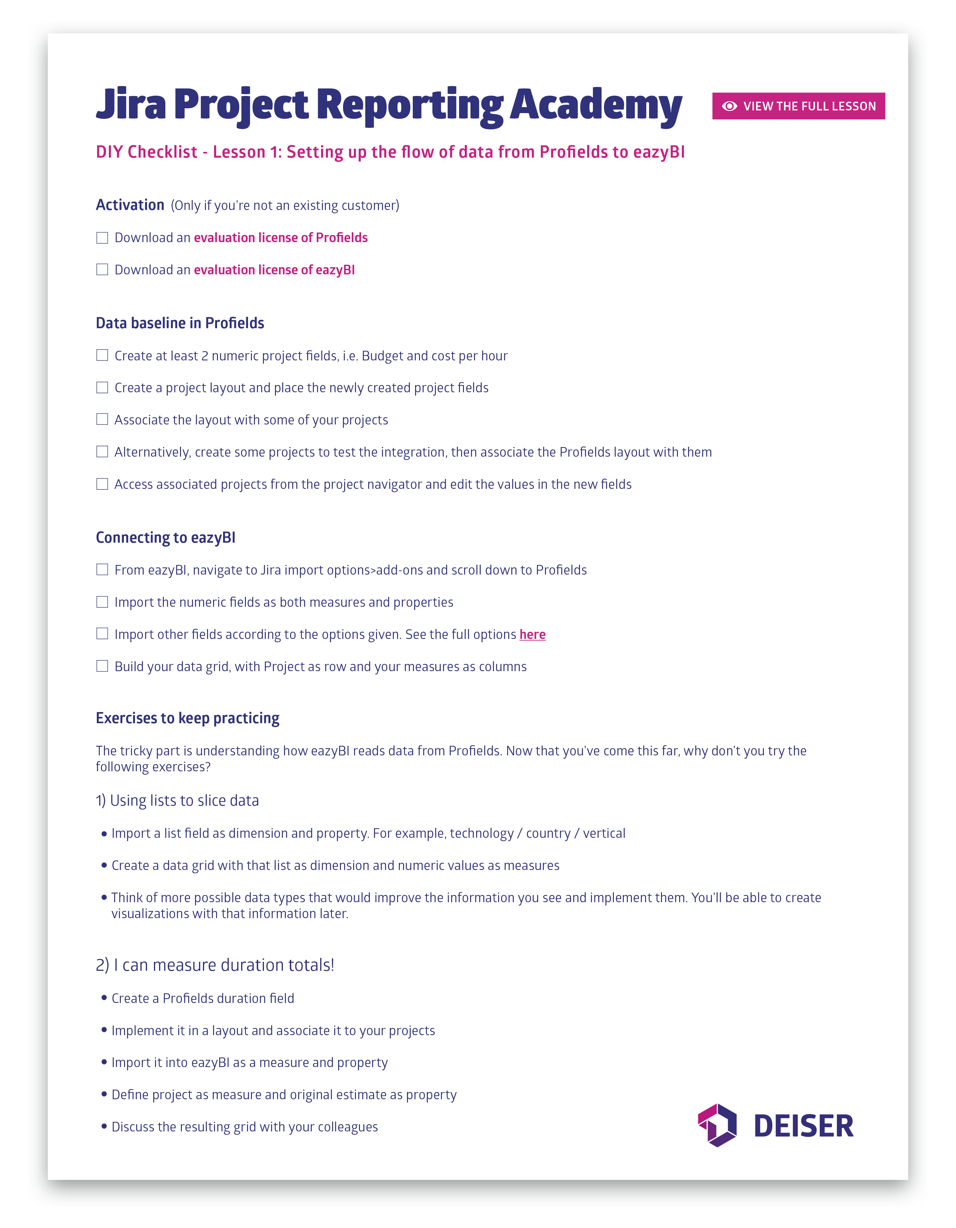 How to track projects in Jira?