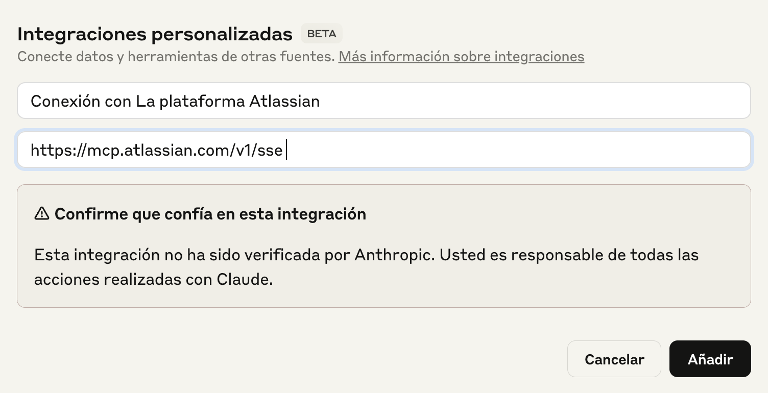 Cómo conectar Claude con Atlassian usando Model Context Protocol (MCP)