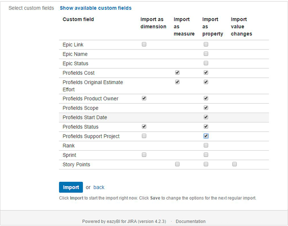 Jira project reports: Integrate eazyBI & Projectrak (formerly Profields)